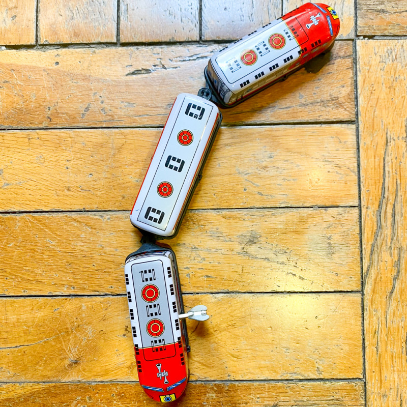 Sheet metal express train