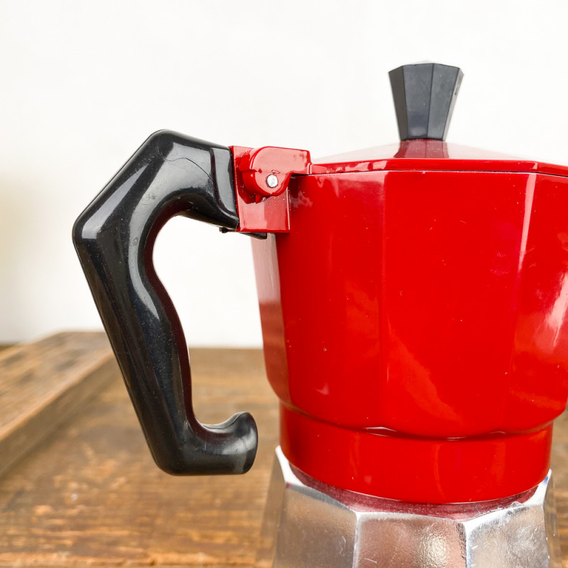 Colorful Italian coffee maker