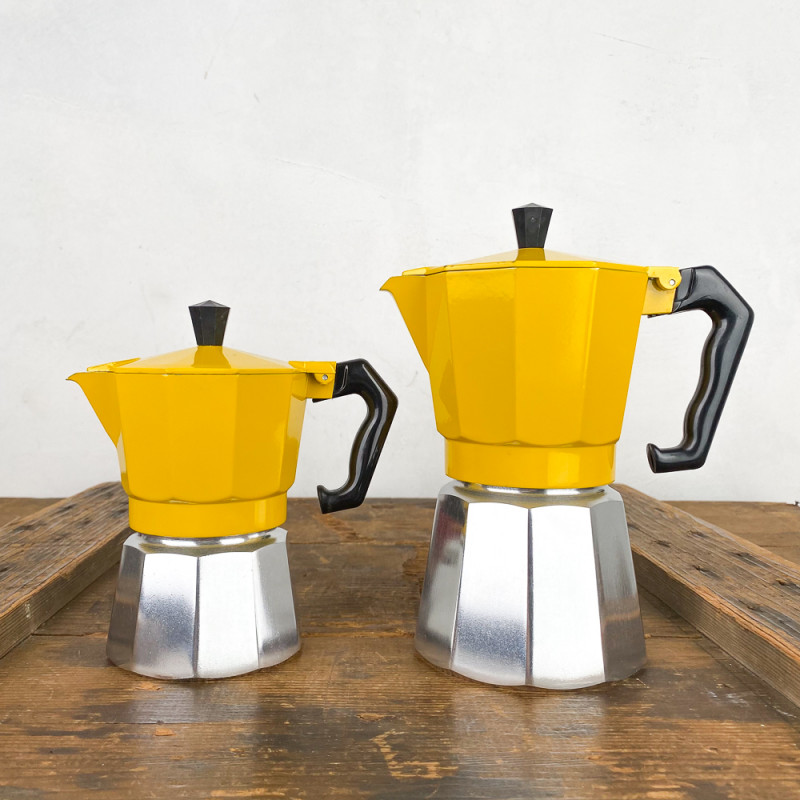 Colorful Italian coffee maker