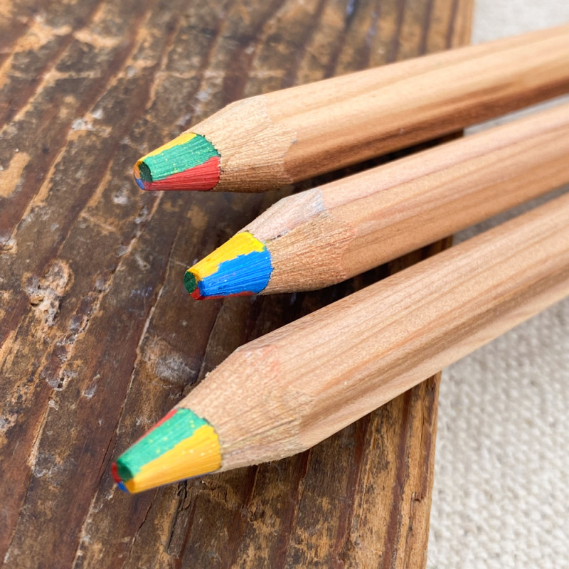 Large 4 color pencil