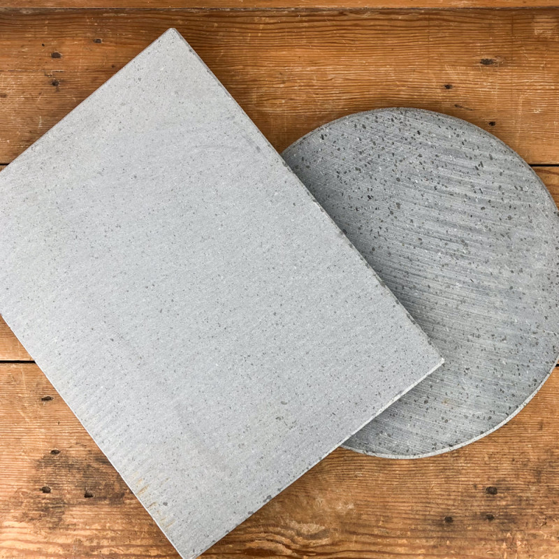 Italian refractory lava pizza stone