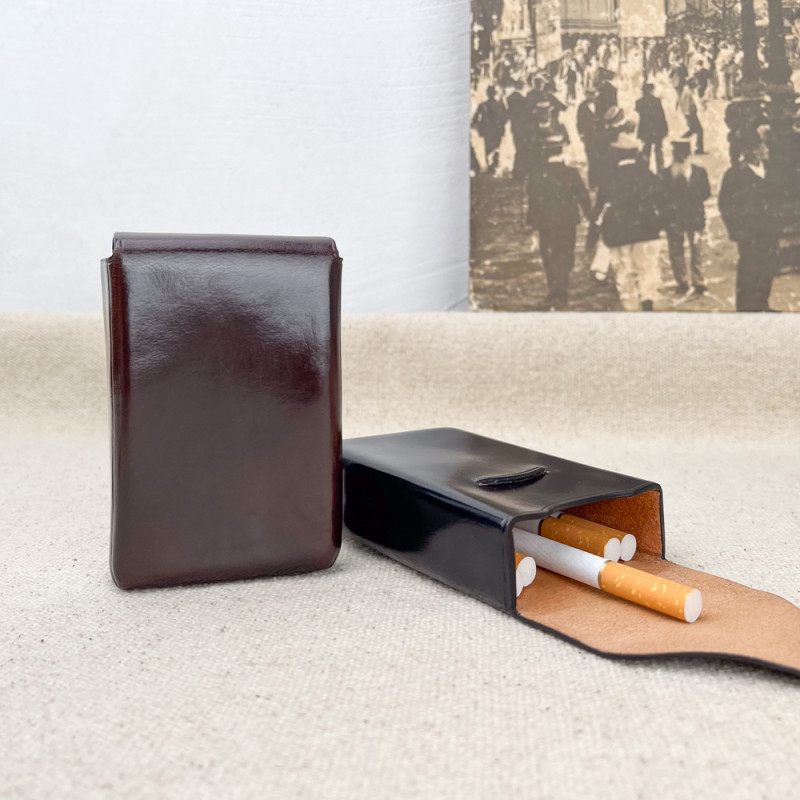 Leather cigarette case