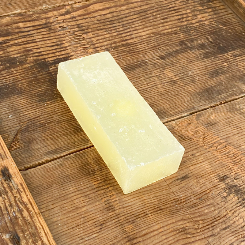 Glycerine soap bar for leather
