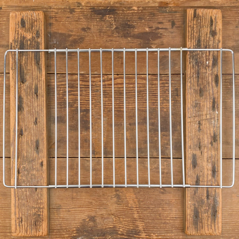 Chrome-plated extendable oven rack - from 38.5 to 55 cm