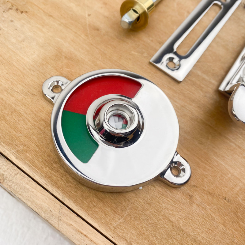 Green/red indicator WC lock