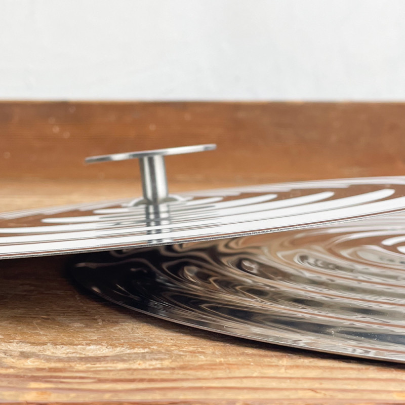 Couvercle universel tout inox spécial poêle