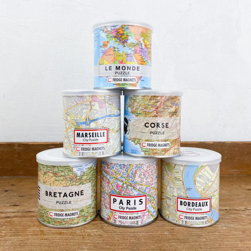 Magnetic City Map Puzzle - 100 pieces