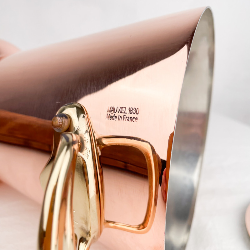 Mauviel copper apple steamer