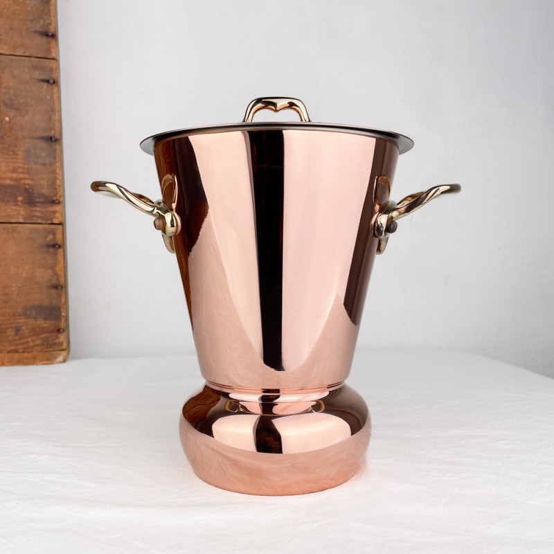 Mauviel copper apple steamer