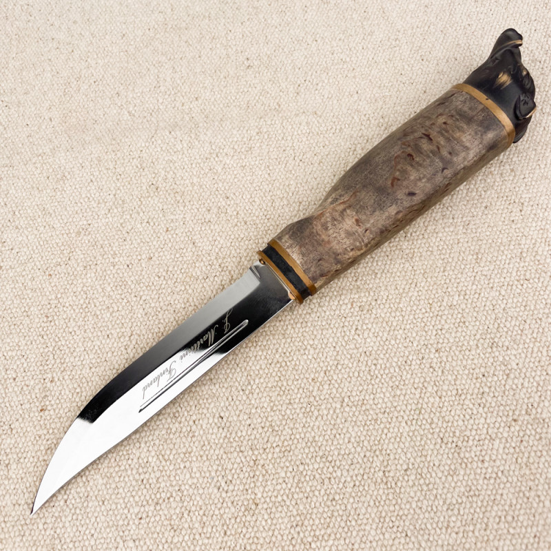 Boar's head hunting dagger