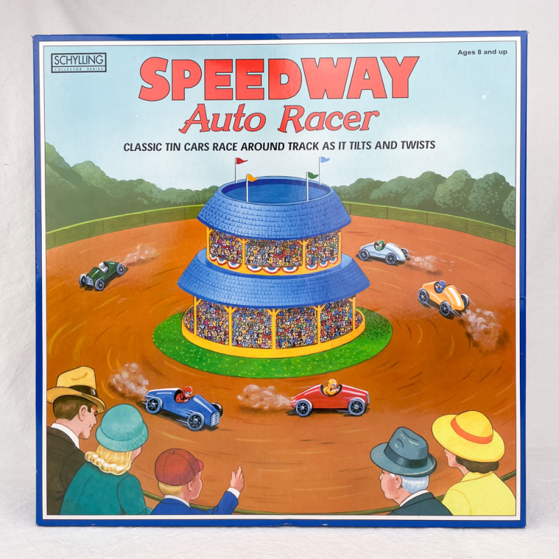 Mechanical car racing circuit