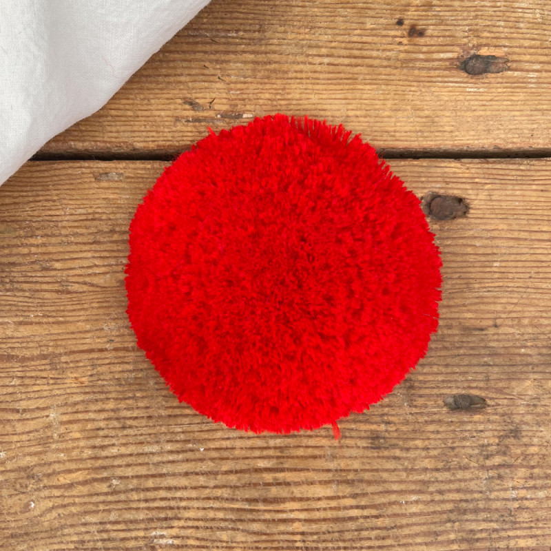 Véritable pompon rouge de marin