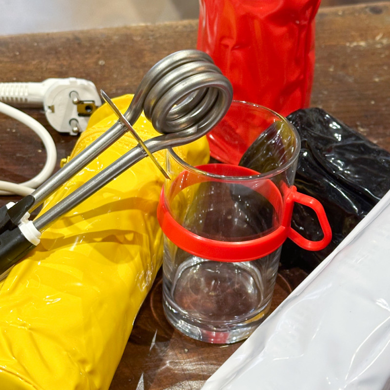 Travel immersion heater kit