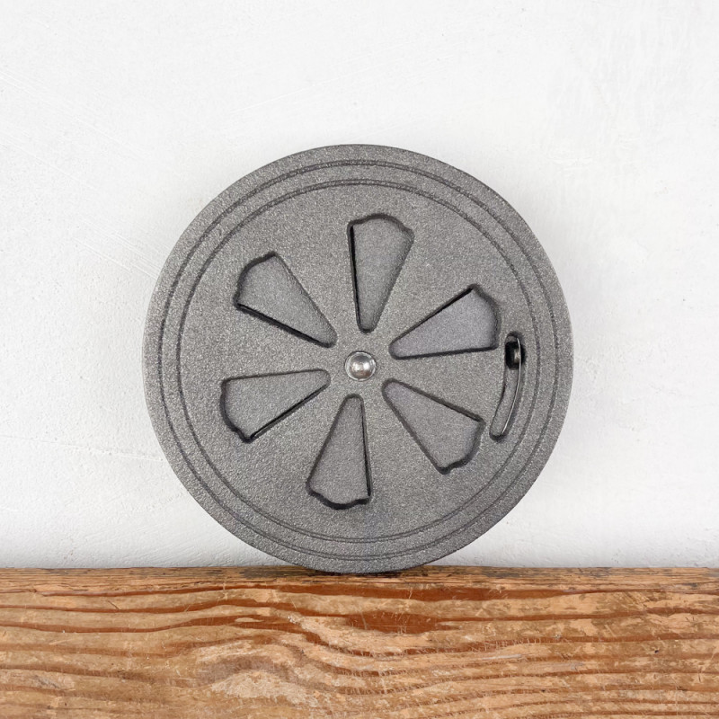 Adjustable round cast-iron ventilation grille Ø15cm