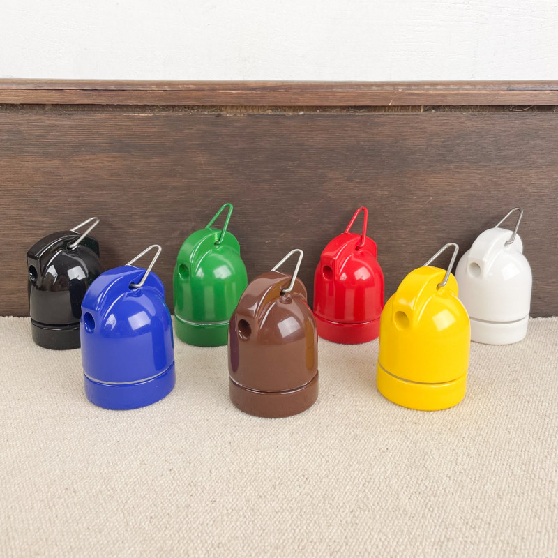 E27 porcelain hook lampholder