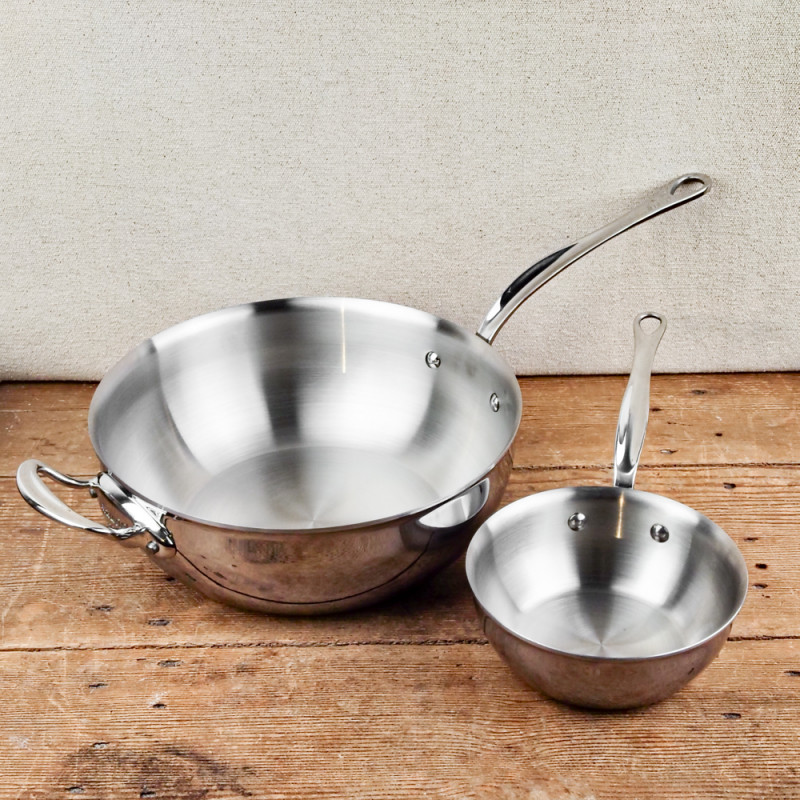 Casserole évasée bombée inox M’COOK Mauviel