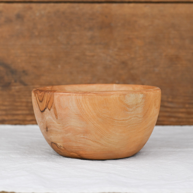 Bol rond en bois d'olivier GM