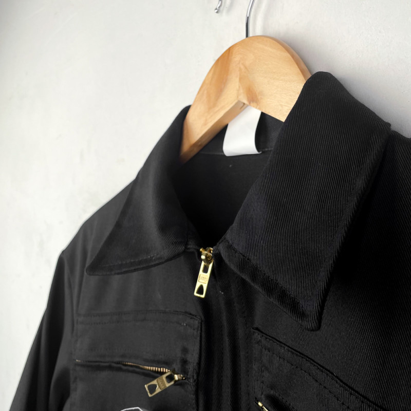 Black mechanical overalls