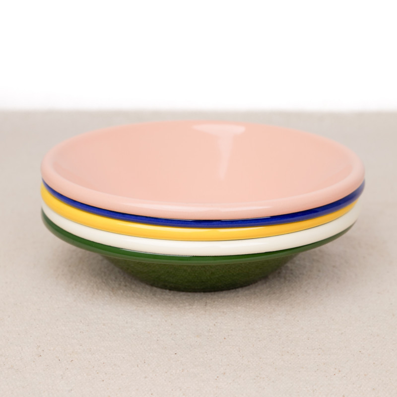 Small soup plate in enamel Ø 17cm