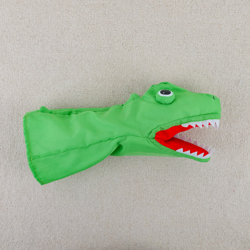 Set of 12 fabric puppets