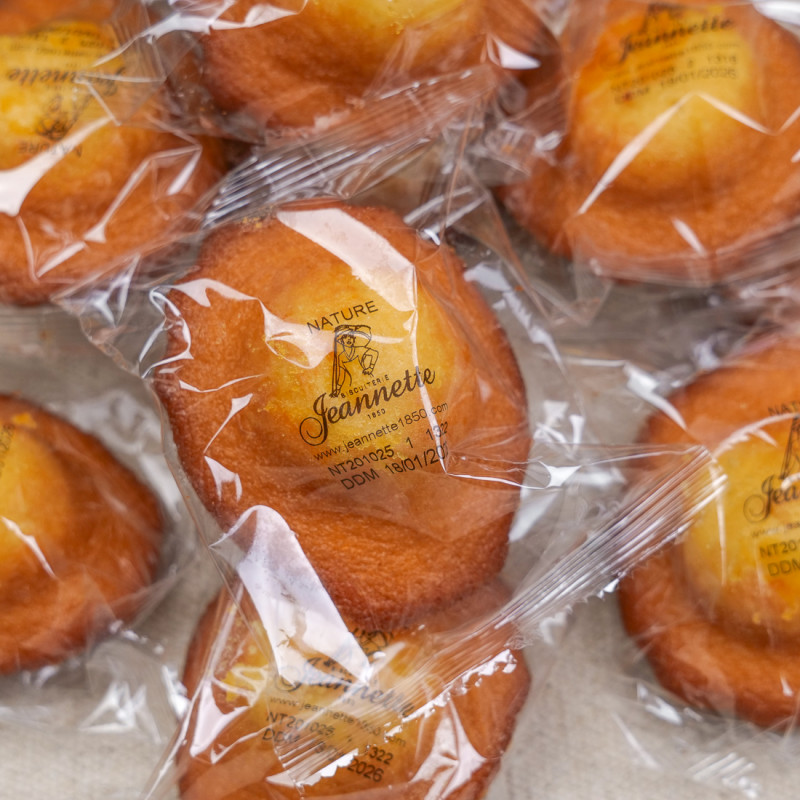 Madeleines Nature 250g Biscuiterie Jeannette