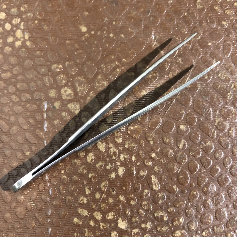 Stainless steel splinter forceps