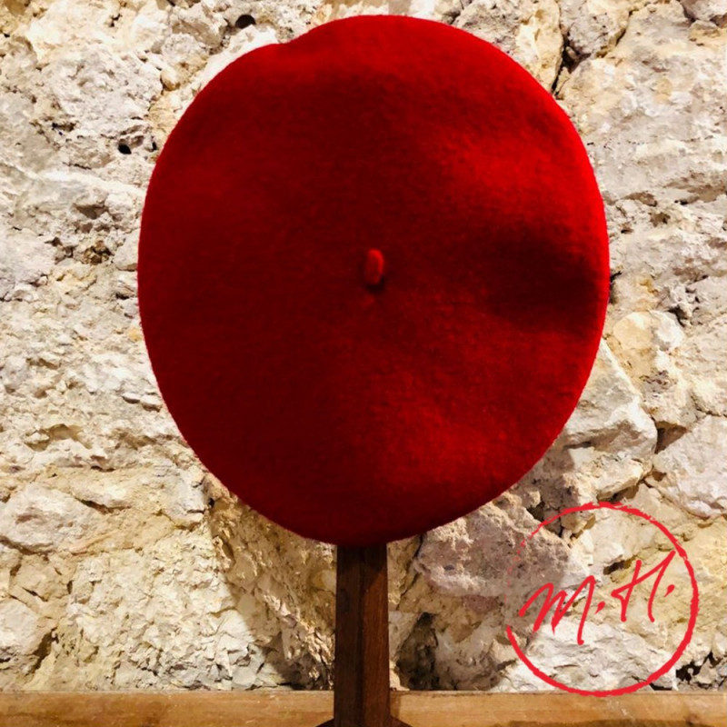 Red Basque beret