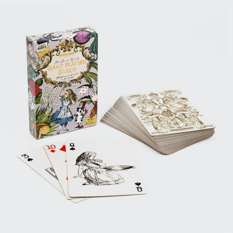 Giant Alice in Wonderland cards