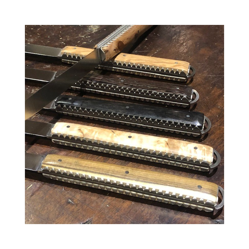 Set of six Basque table knives