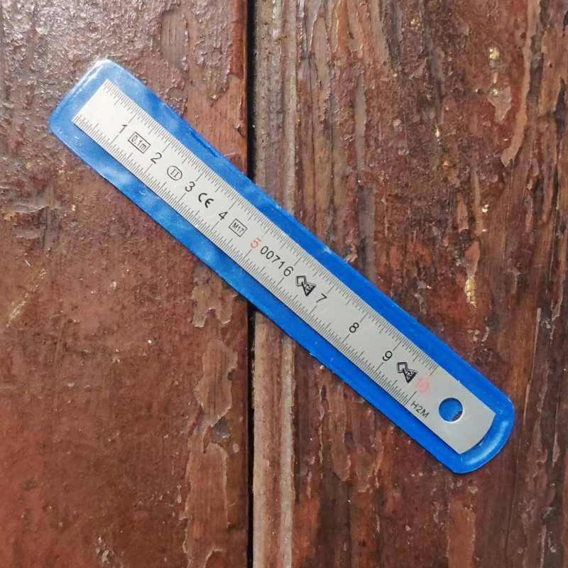 10 cm flexible stainless steel ruler