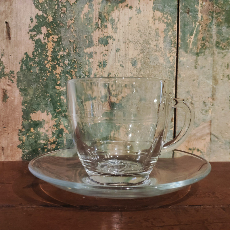 6 Duralex Gigogne saucers