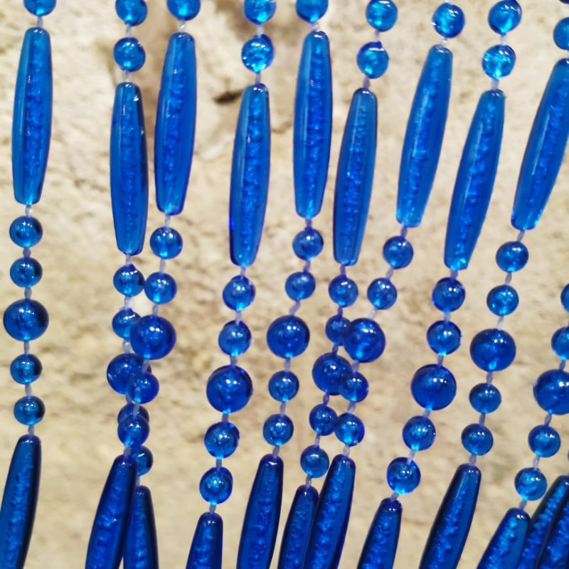 Rideau Mireille bleu